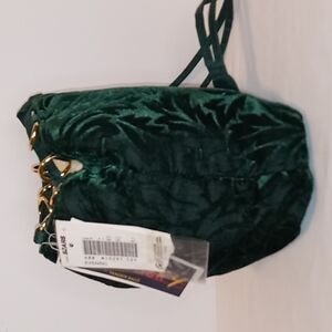 Sears | Bags | Sears Dark Green Velvet Tandem Bag Regency Collection ...